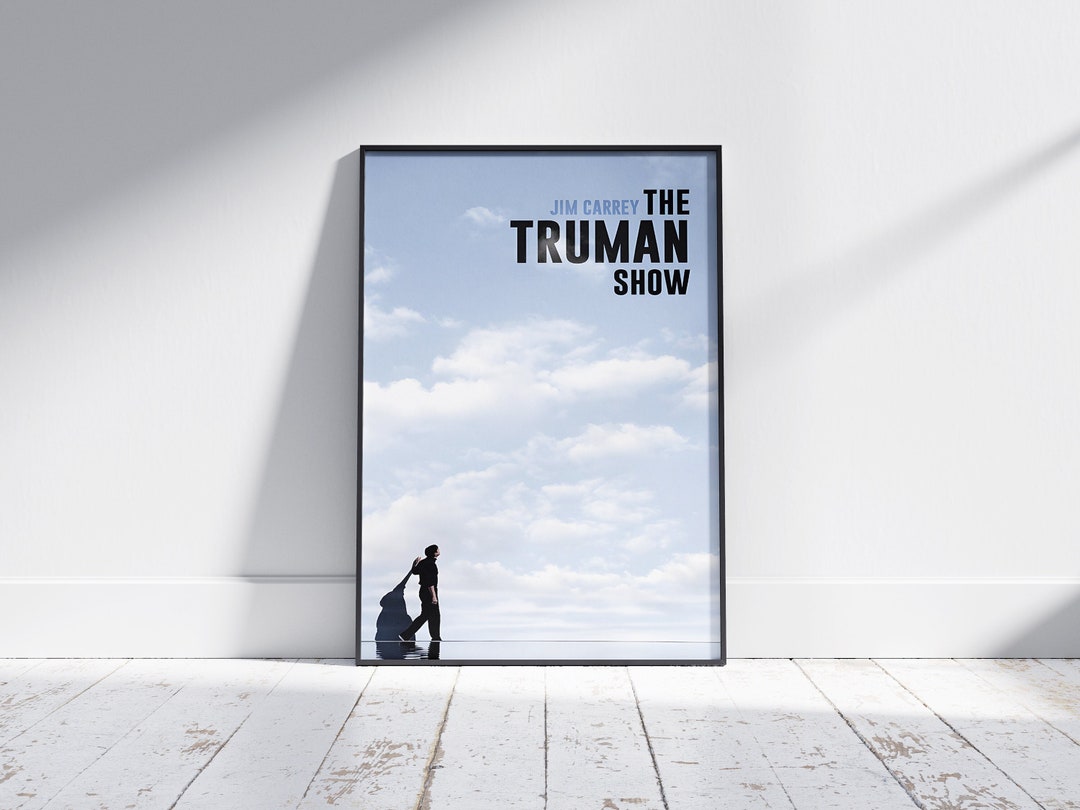 Jim Carrey, the Truman Show Movie Poster Truman Burbank Print 90's ...