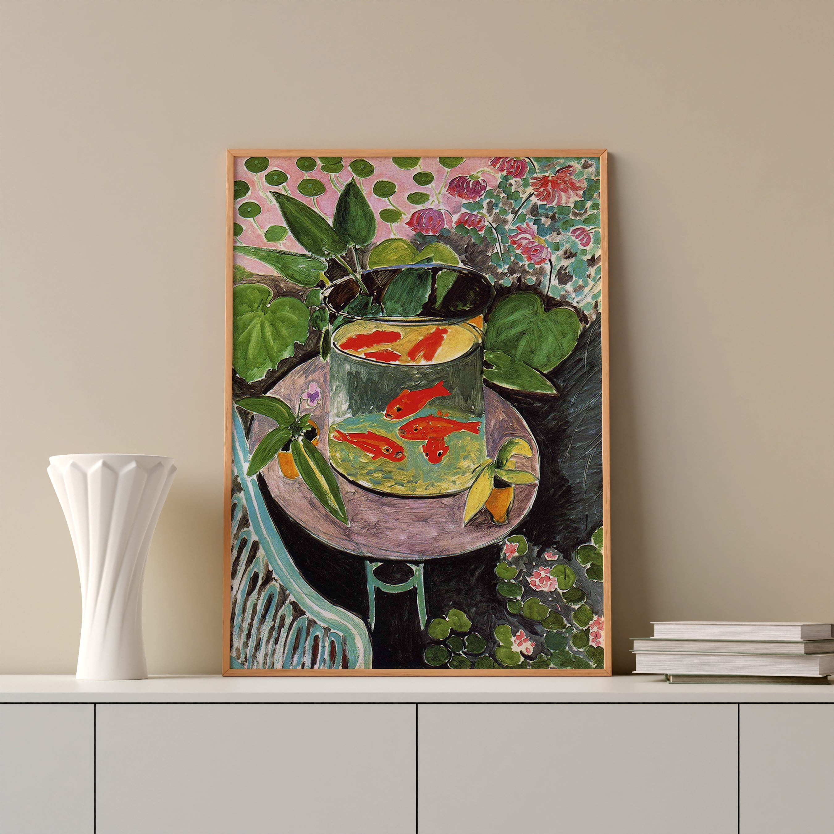 Henry Matisse Goldfish Modernist Fish Painting Fauvist Animal Still ...