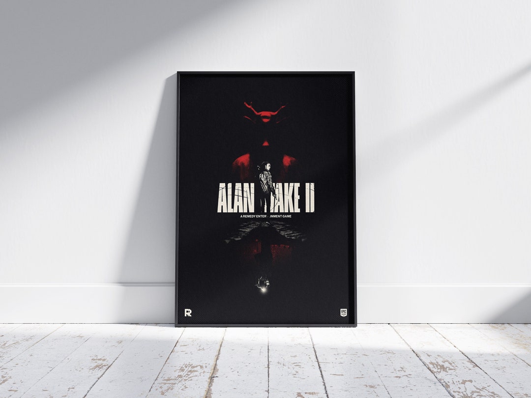 Alan Wake 2 Thomas Zane Film Art Print Video Game Replicacosplayprop 3 ...