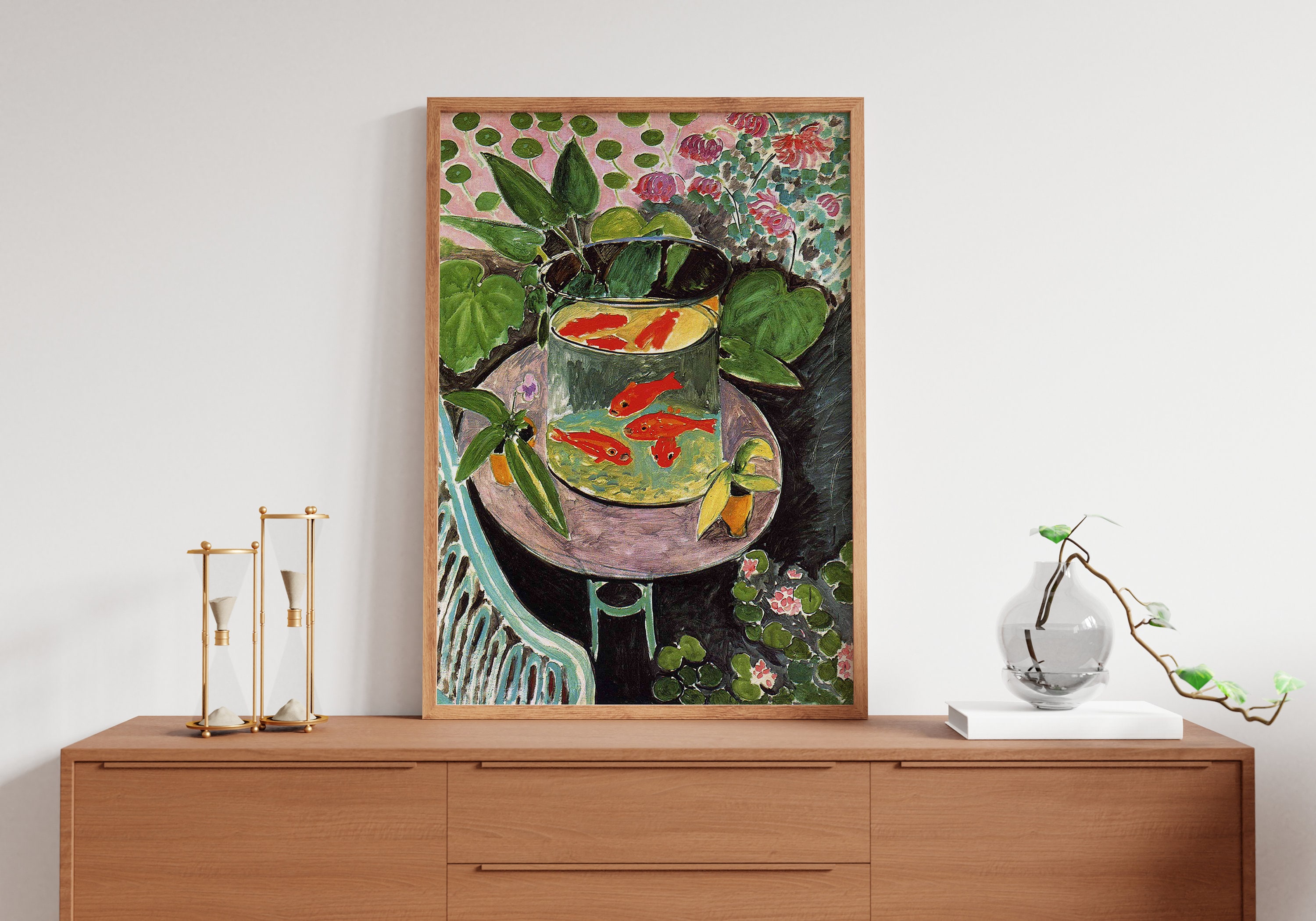 Henry Matisse Goldfish Modernist Fish Painting Fauvist Animal Still ...