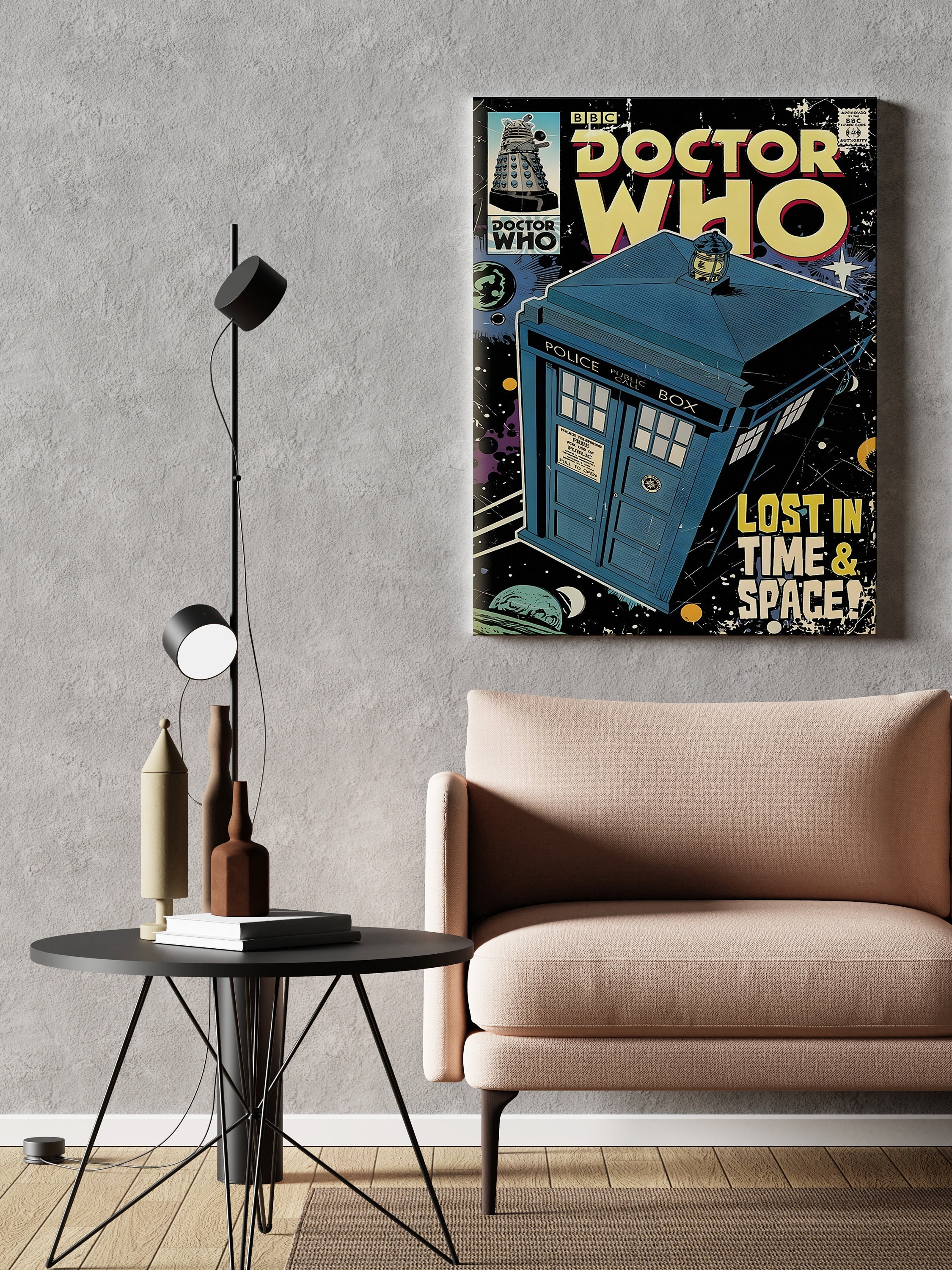 Tardis Doctor Who Movie Poster, Tardis Comic Film Print sold by ...
