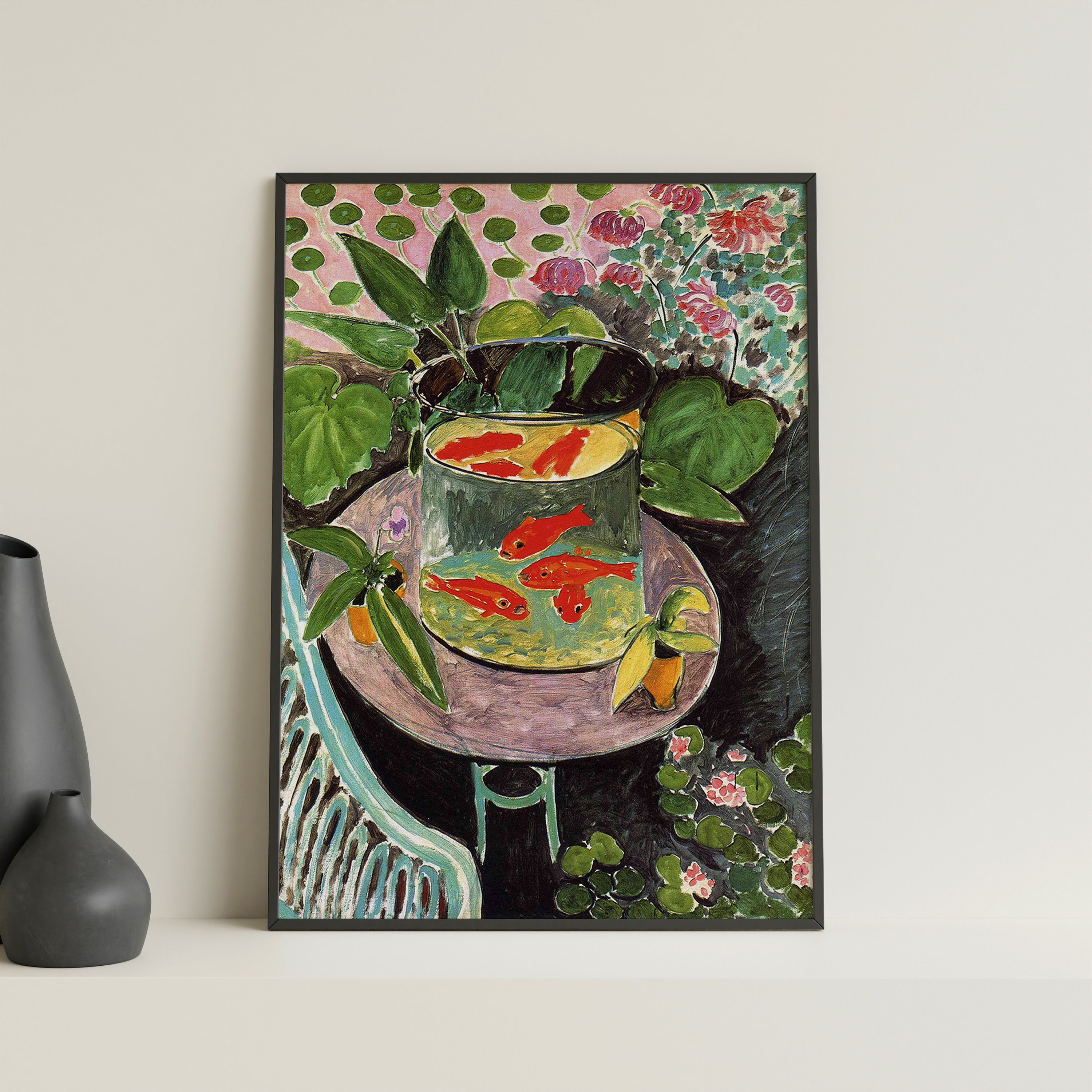 Henry Matisse Goldfish Modernist Fish Painting Fauvist Animal Still ...