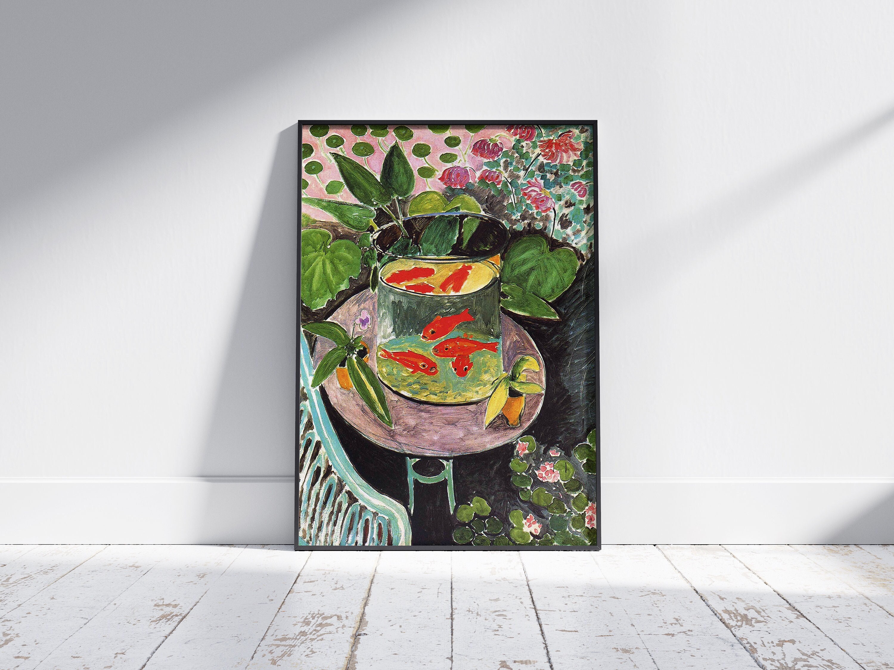 Henry Matisse Goldfish Modernist Fish Painting Fauvist Animal Still ...
