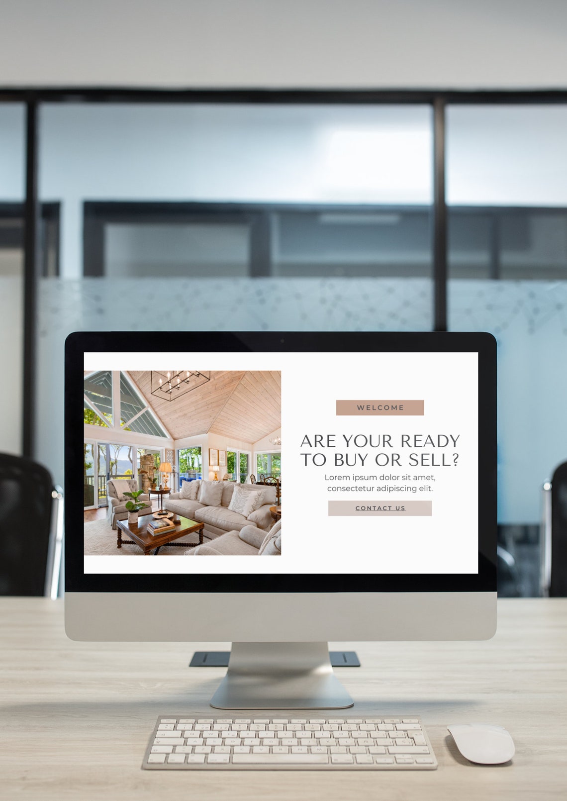 Real Estate Website Template | Professional, Easy-to-use, Canva ...