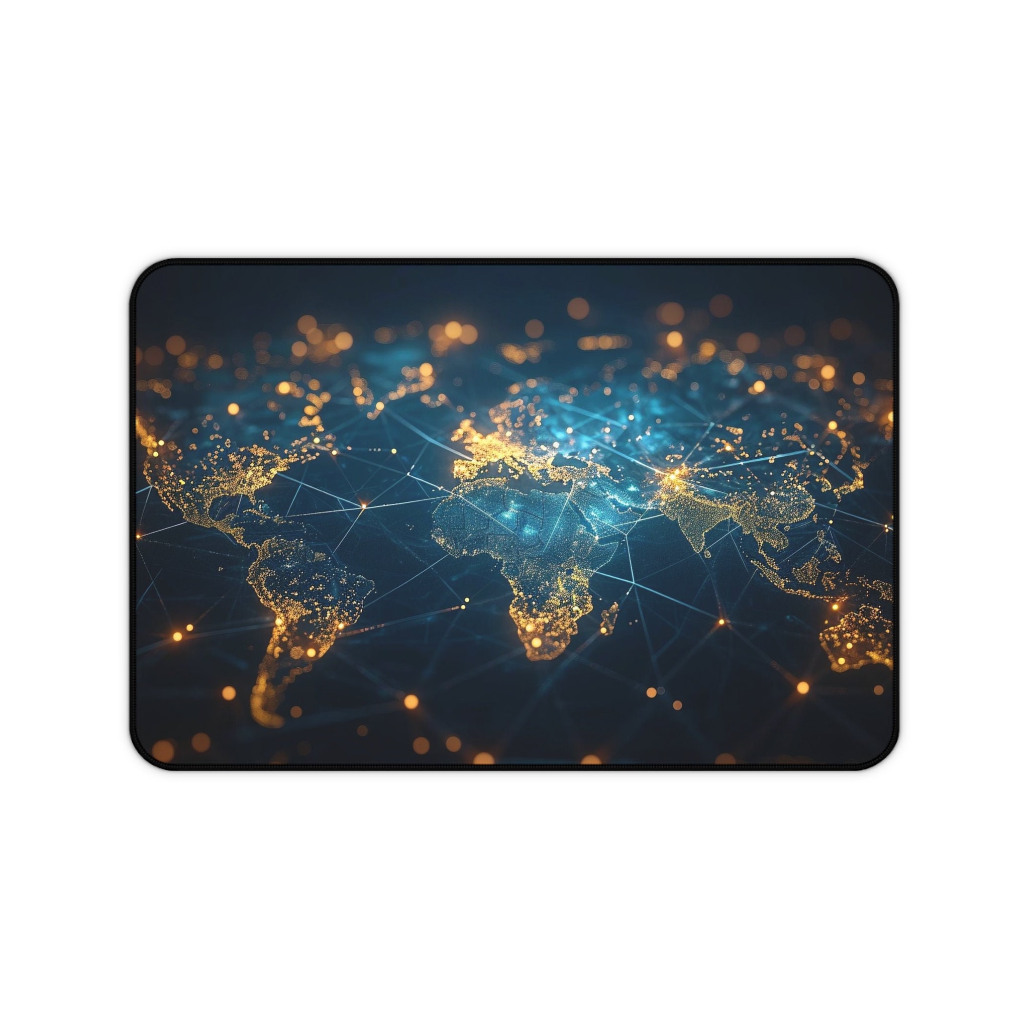 Sleek World Map Desk Mat, World Map Mouse Pad, Gaming Mouse Mat ...