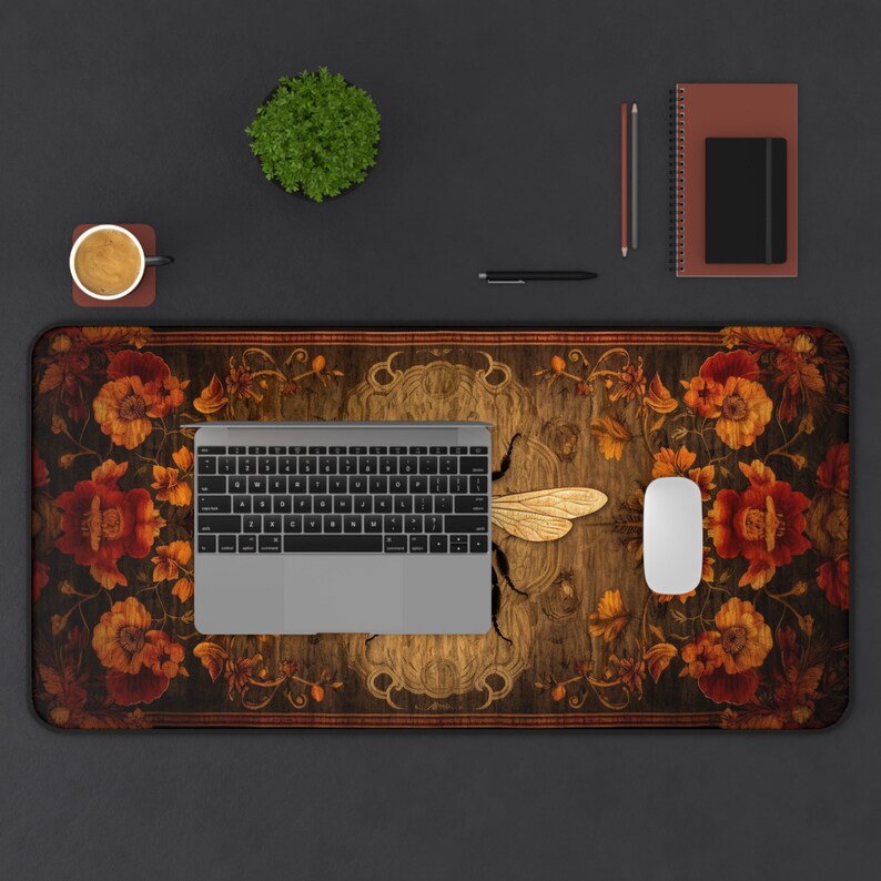 Persian Rug Desk Mat, Persian Rug Mouse Pad, Xxl Mousepad Oriental ...