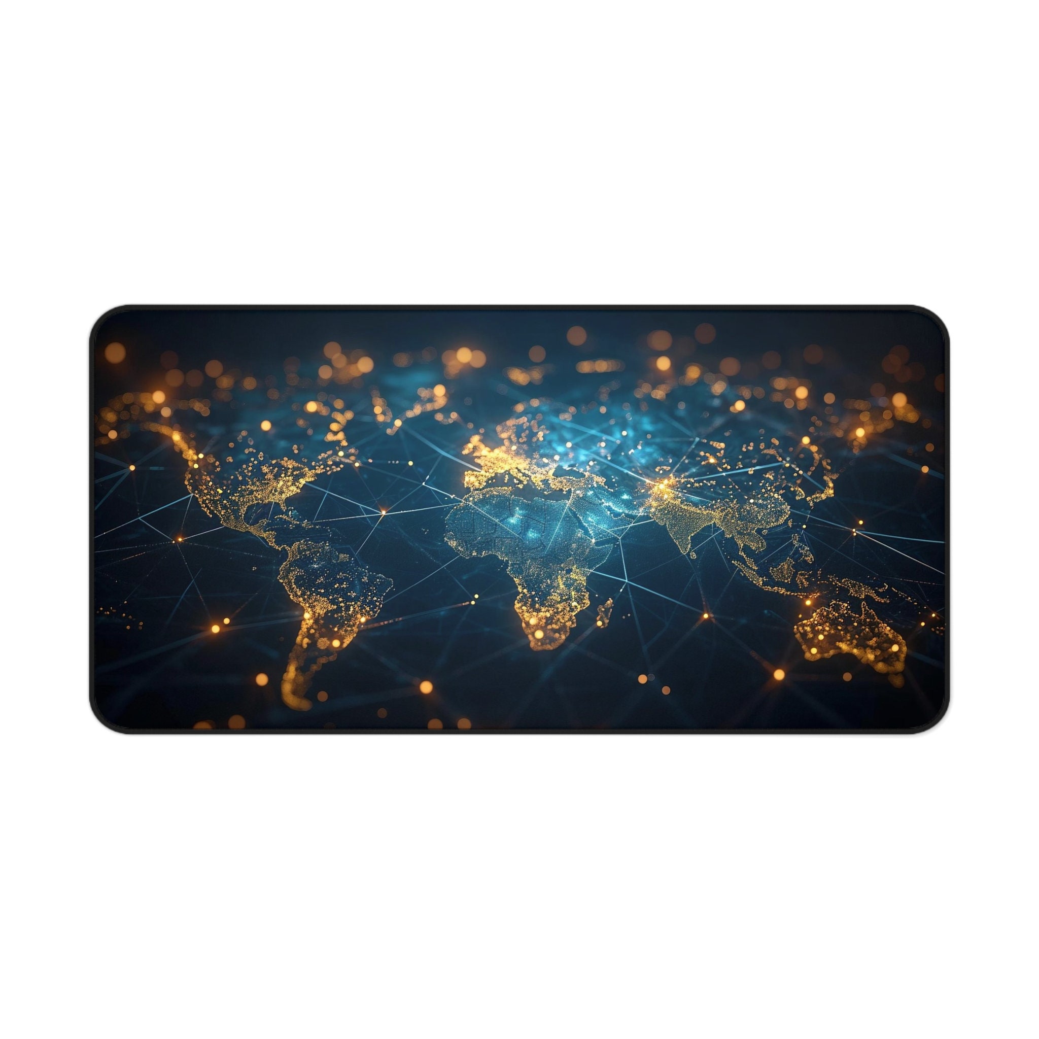 Sleek World Map Desk Mat, World Map Mouse Pad, Gaming Mouse Mat ...