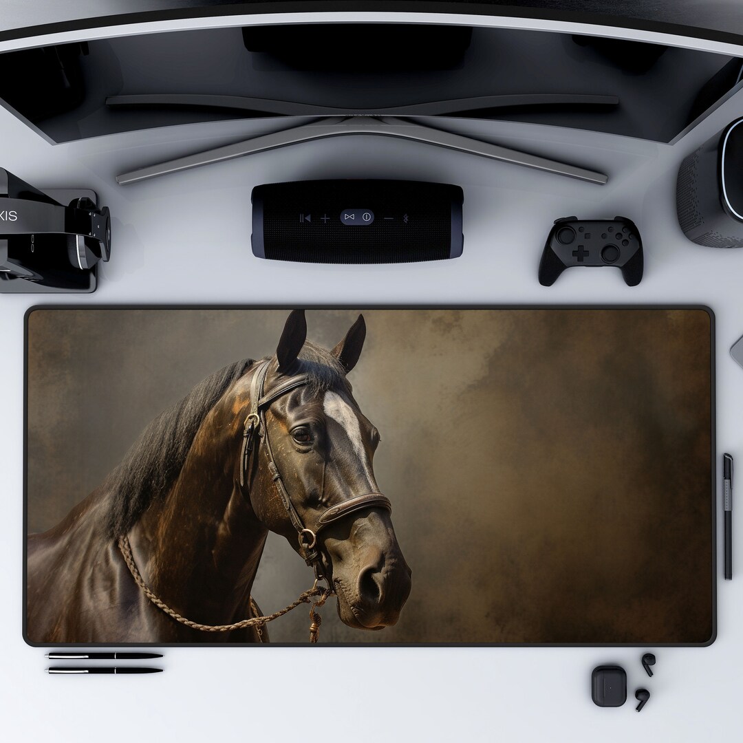 Horse Mouse Pad Extra Large, Extend Mouse Pad, Horse Theme Gift ...