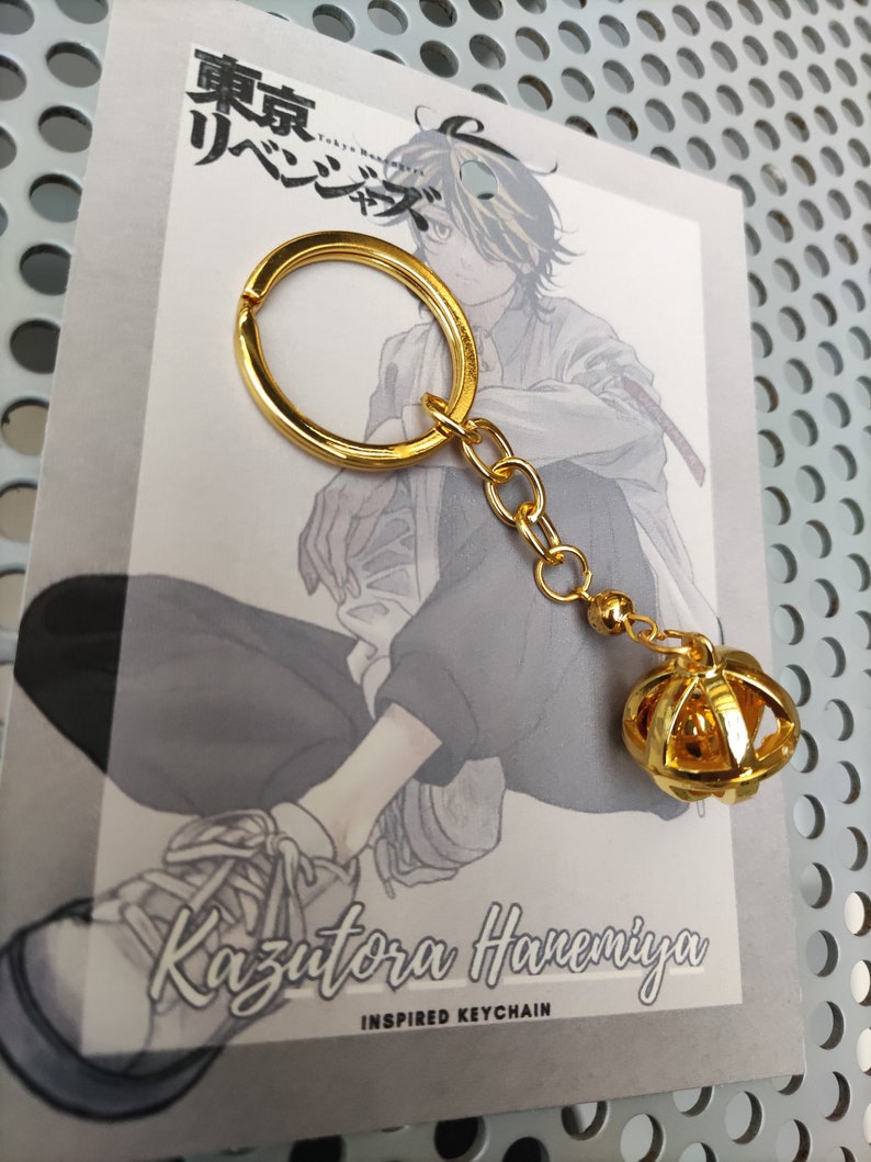 Anime Keychain, Tokyo Revengers Keychain, Kazutora Hanemiya Inspired ...