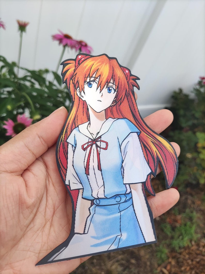 Motion Anime Sticker, Asuka Sticker, Unit-02 Sticker, Evangelion Car ...
