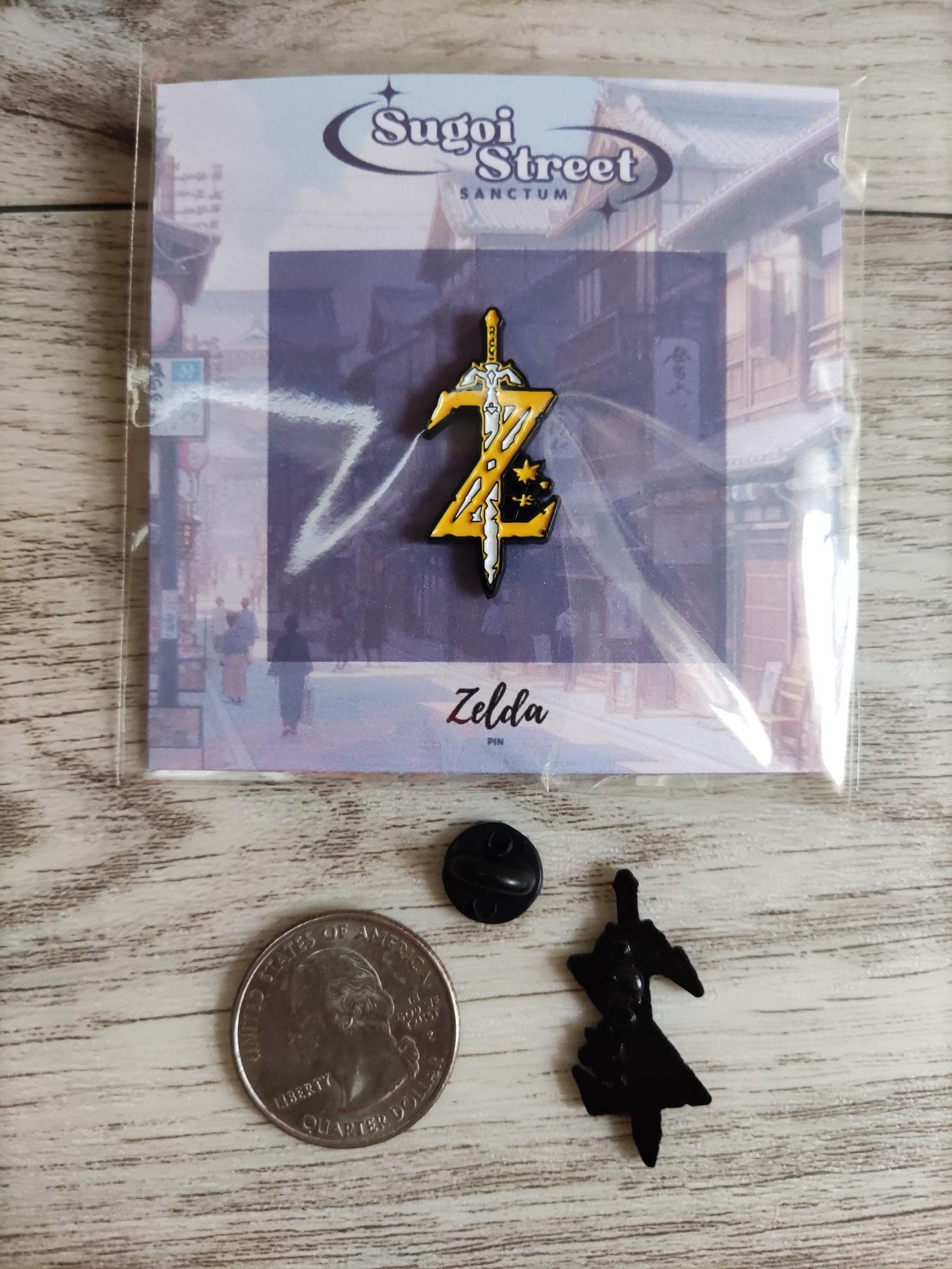 Zelda Inspired Pins Silent Princess Pin Zelda Shield Pin Zelda
