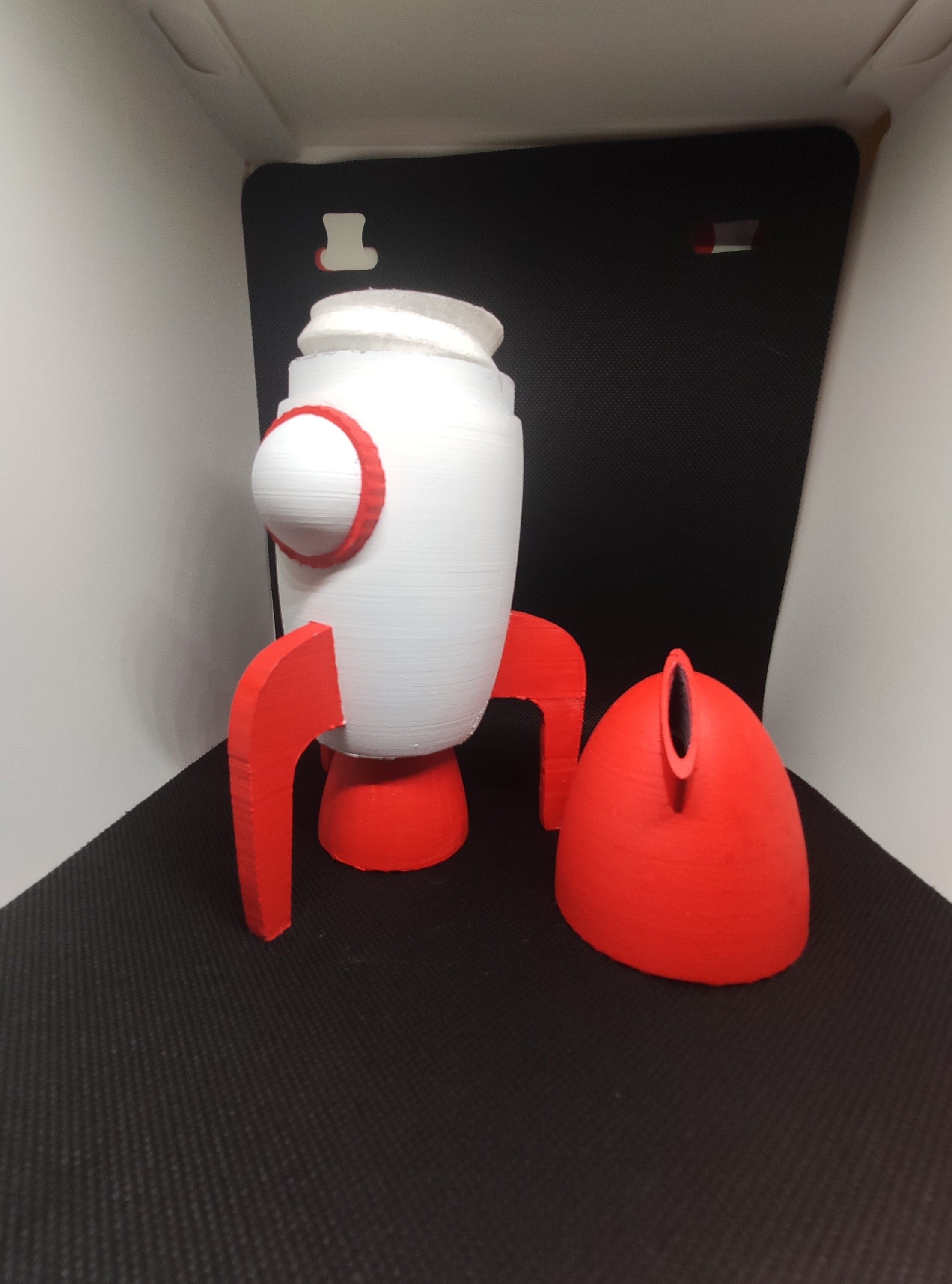 Rocketship Piggy Bank, 3D Print STL File - Etsy