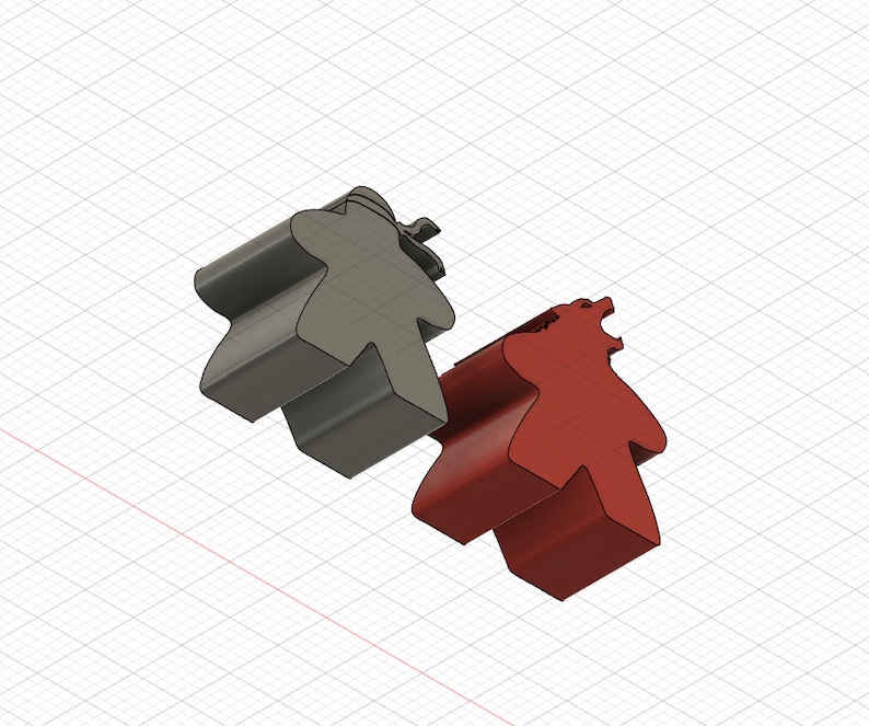 Custom Meeple Models, 10 Unique Pieces for Board Games, STL File for 3D ...