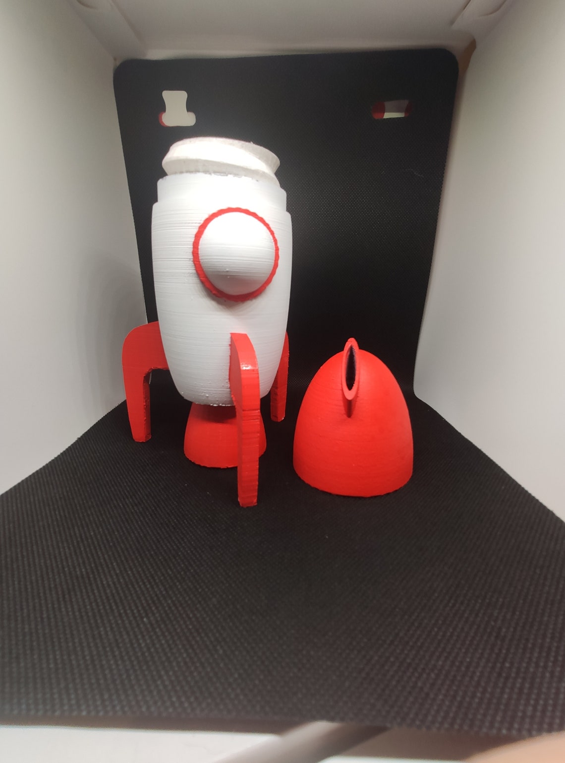 Rocketship Piggy Bank, 3D Print STL File - Etsy