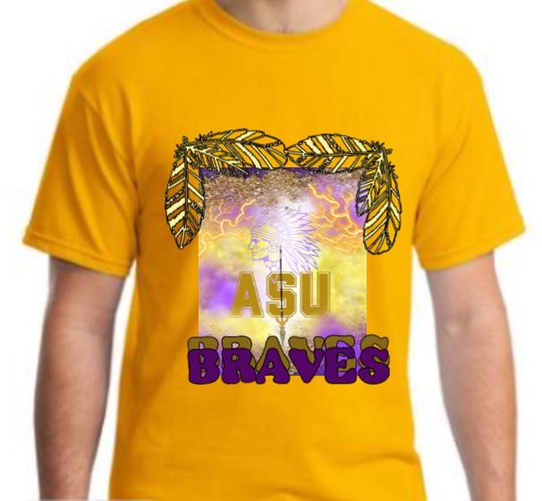 Asu Football Shirt Alcorn University - Etsy
