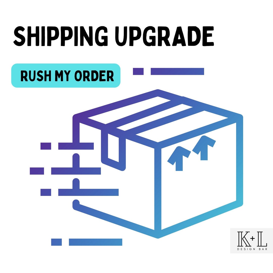 SHIPPING UPGRADE | Rush Processing - Etsy