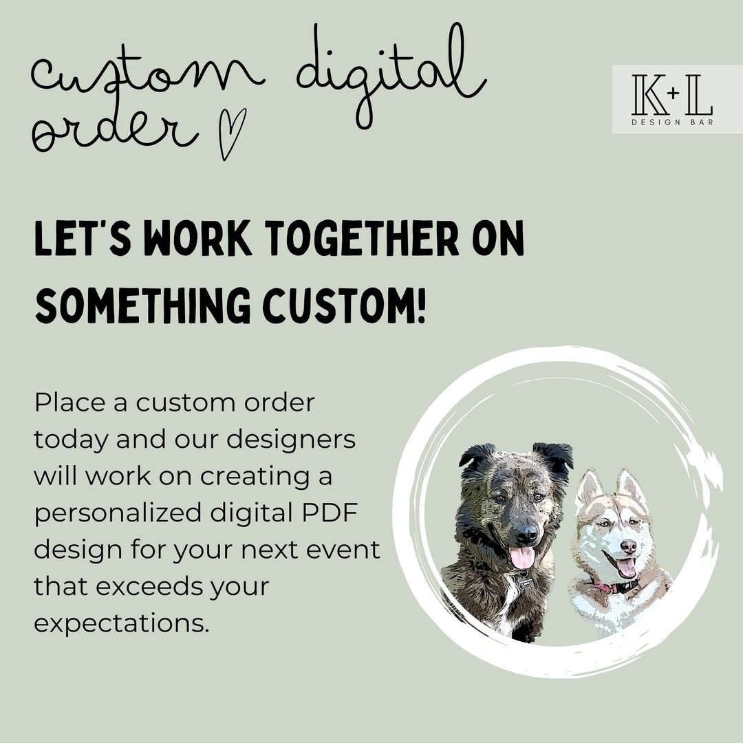Custom Digital Listing I Help Me Design Digital PDF - Etsy