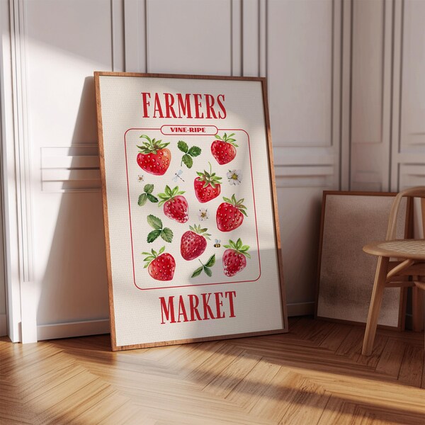 Farmers Market Print - Etsy