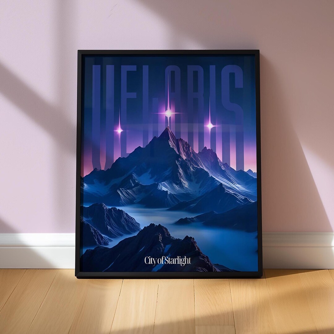 VELARIS BRIGHT | ACOTAR Inspired Print, City of Starlight, Fantasy ...
