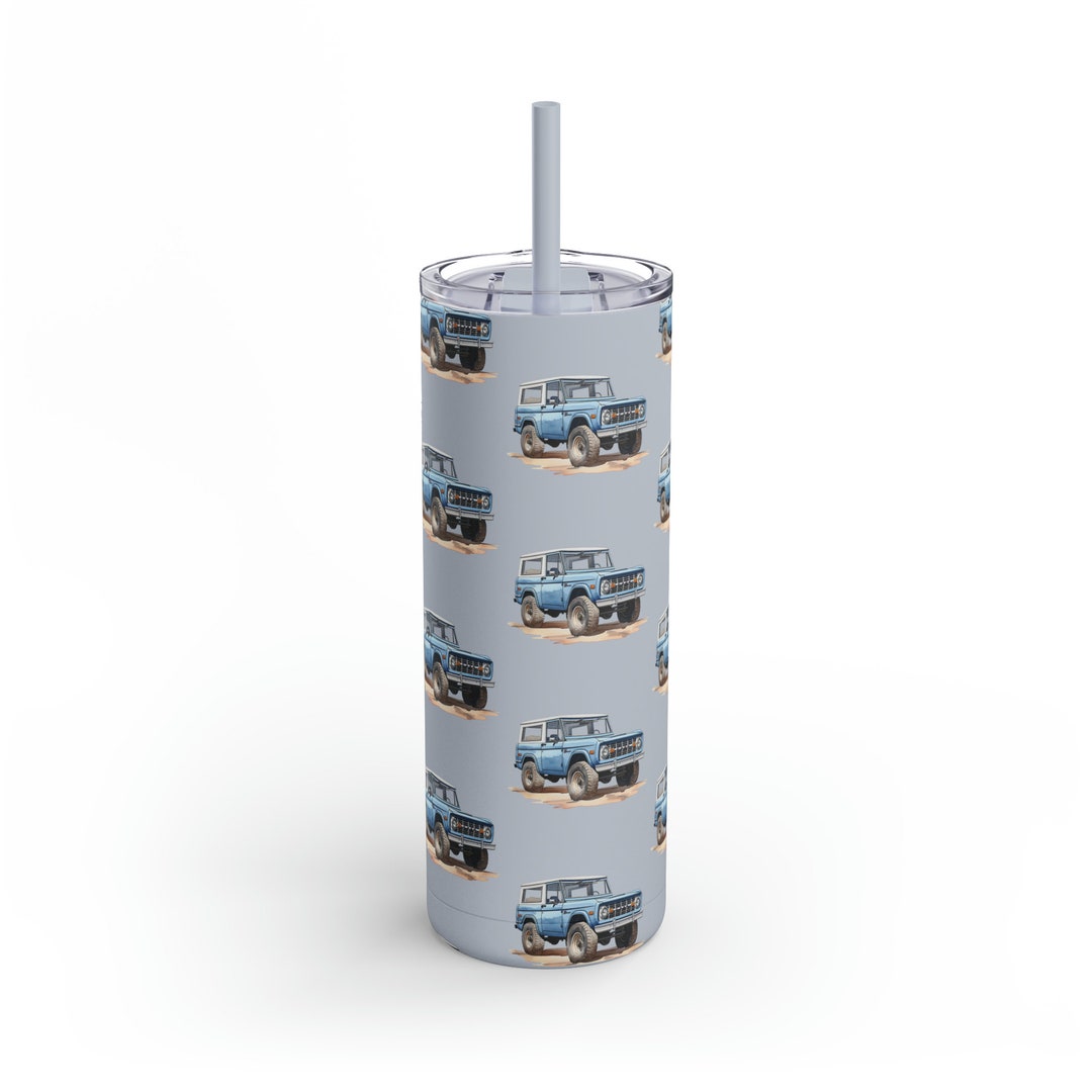 Ford Bronco Tumbler, Vintage Bronco Cup, Classic Ford Bronco Travel ...