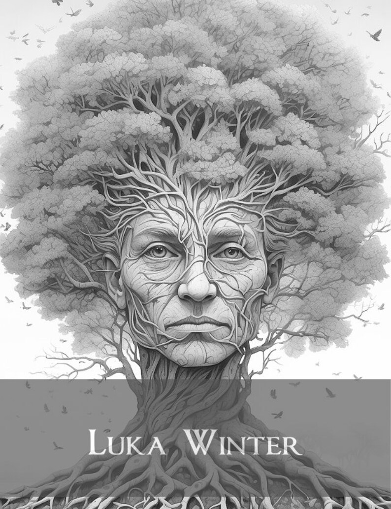 The Fairy Realm | 30 Magical Grayscale Coloring Pages | Fairy | Fantasy ...