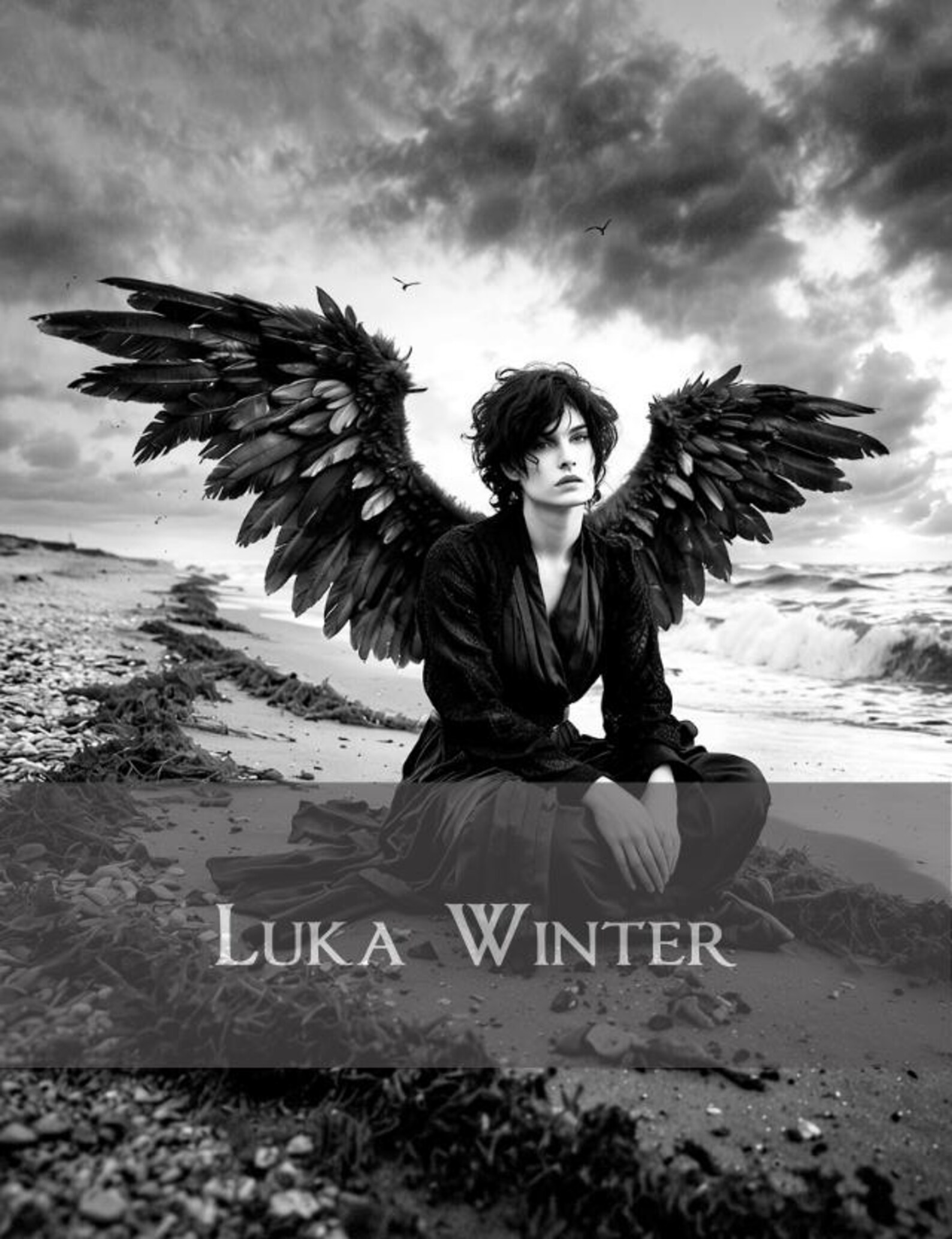 Gothic Beauty | 30 Magical Grayscale Coloring Pages | Dark Fantasy Art ...