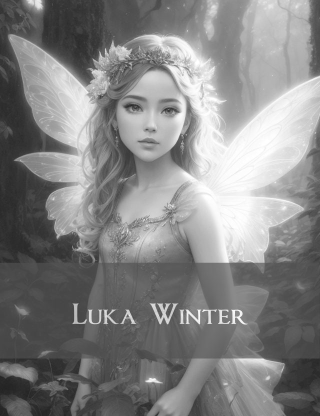 The Fairy Realm | 30 Magical Grayscale Coloring Pages | Fairy | Fantasy ...