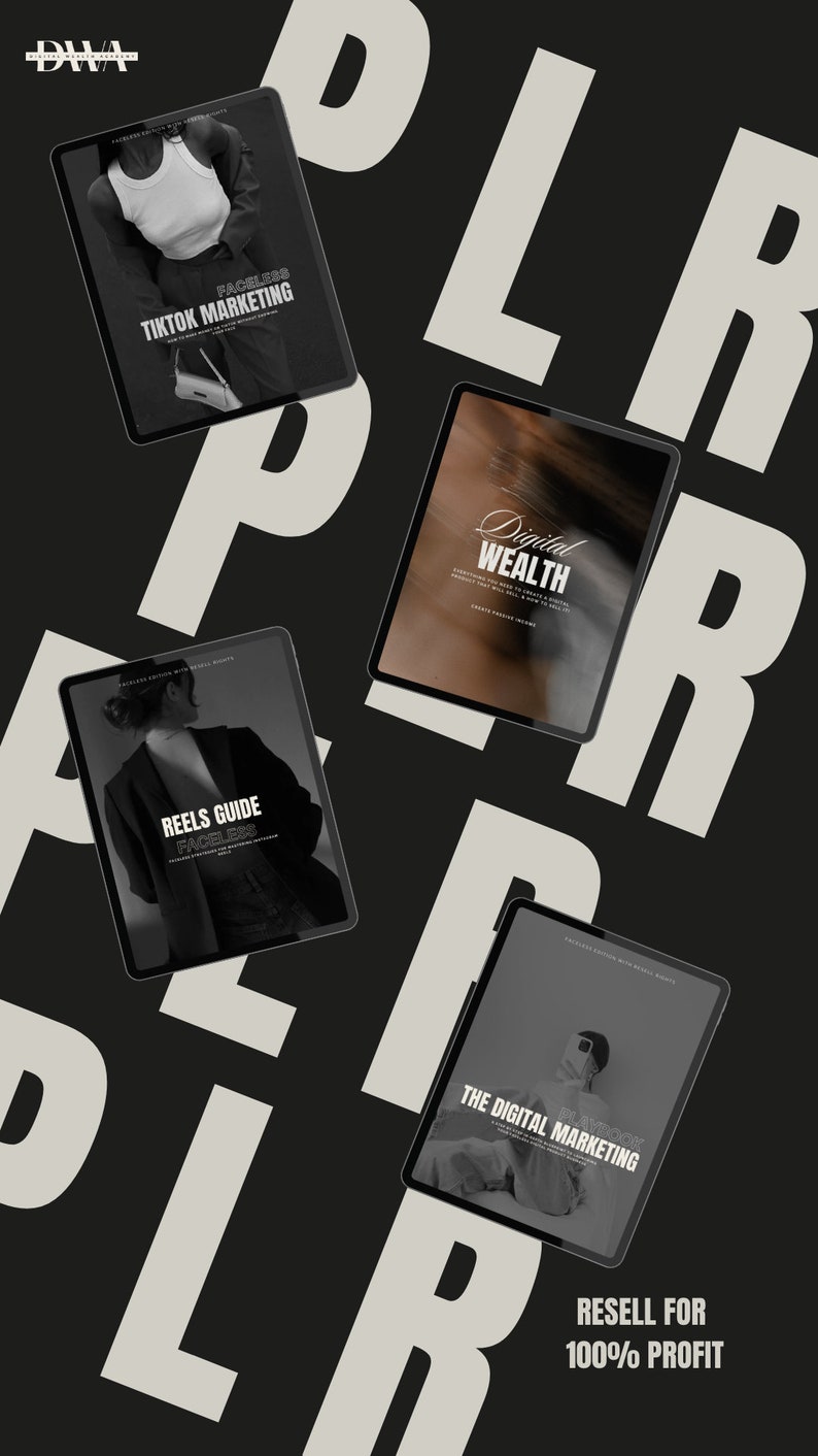 Faceless Social Media Template Reels Instagram Pinterest DWA Volume 2 ...