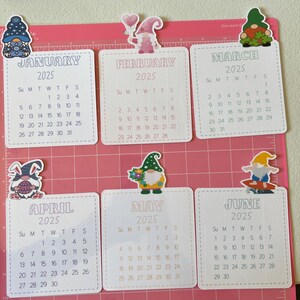Gnome Desk Calendar - Etsy