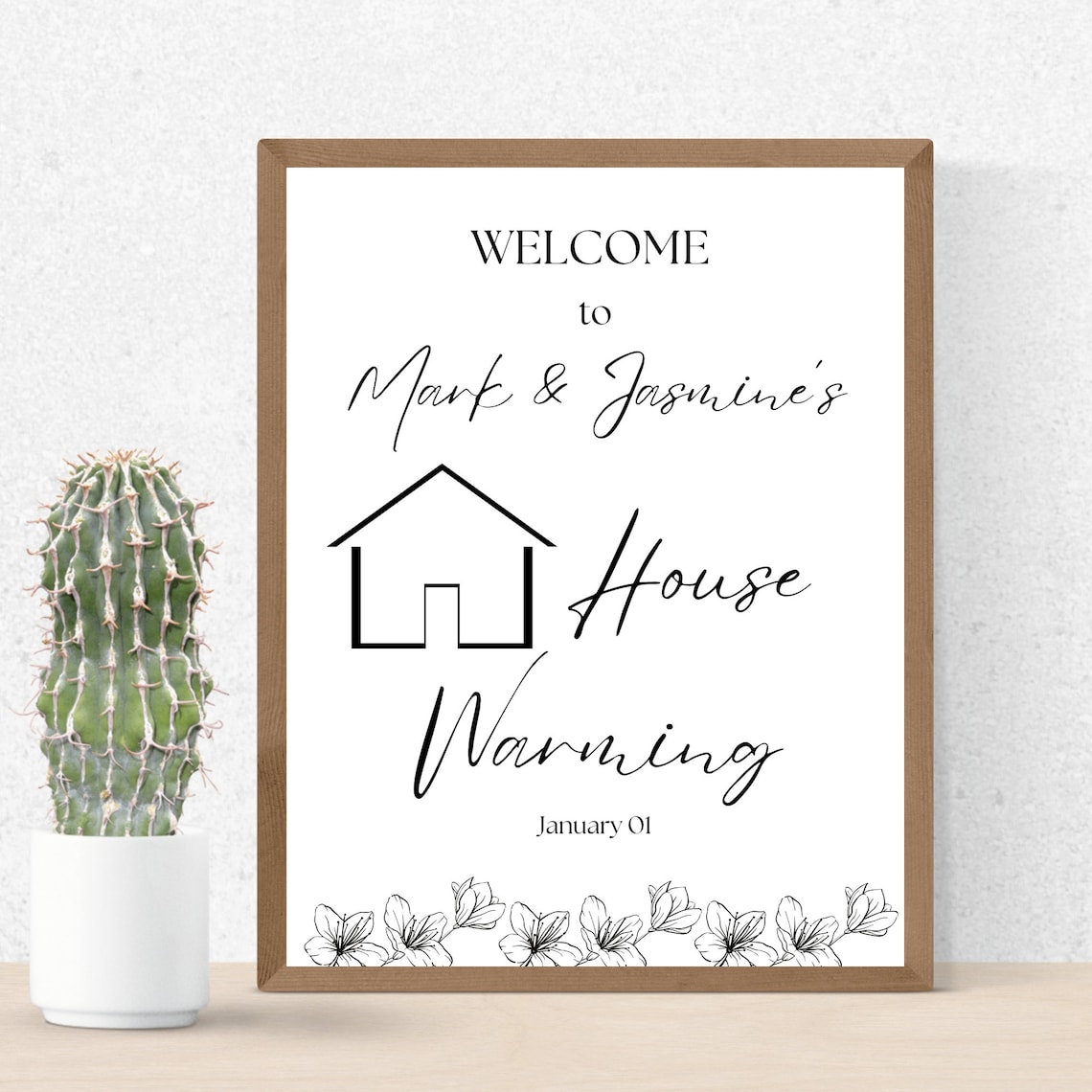 Housewarming Party Welcome Sign, New Home Party, New House Party Sign ...