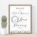 Housewarming Party Welcome Sign, New Home Party, New House Party Sign ...