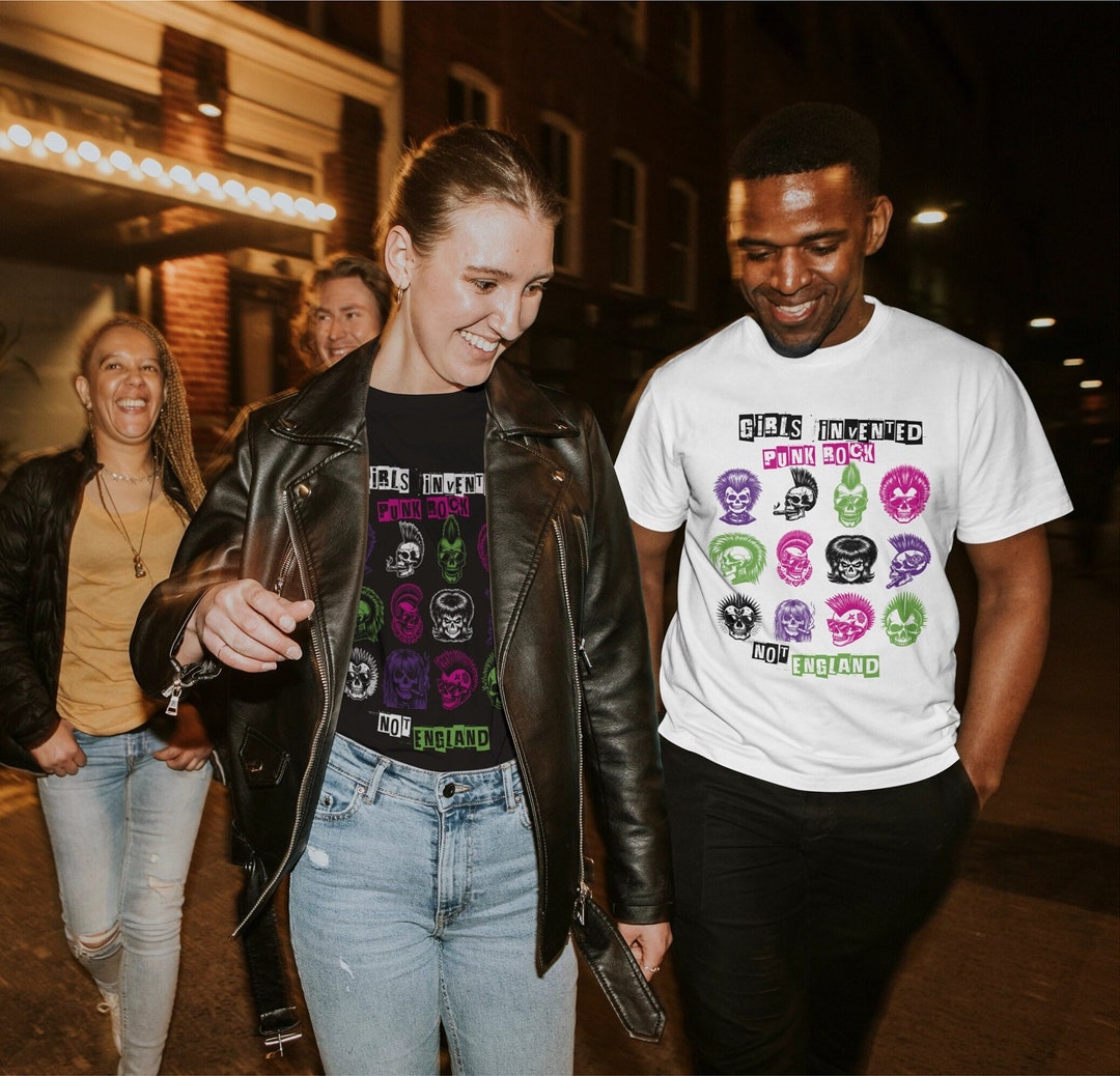 GIRLS INVENTED Punk Rock Not England T-shirt, Funny Meme Tshirt, Trendy ...