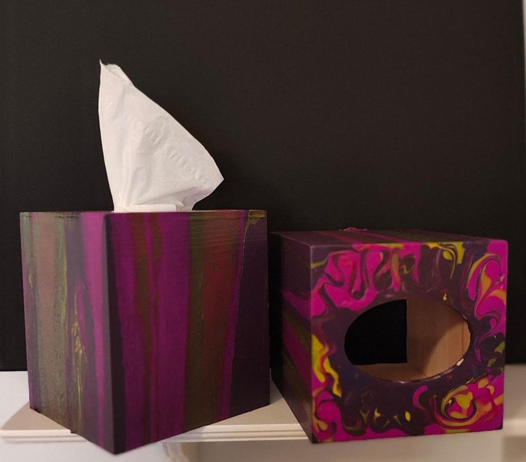 Wooden Reusable Tissue Box - Etsy