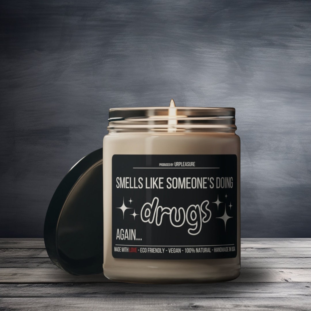 Drugs Candle, Adult Humor, Friendship Gift, Scented Candle, Stoner Gift ...
