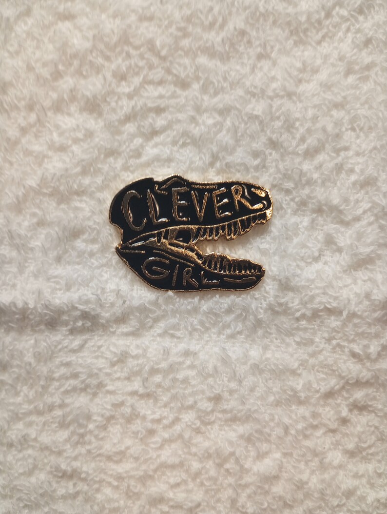 Clever Girl Enamel Pin - Etsy