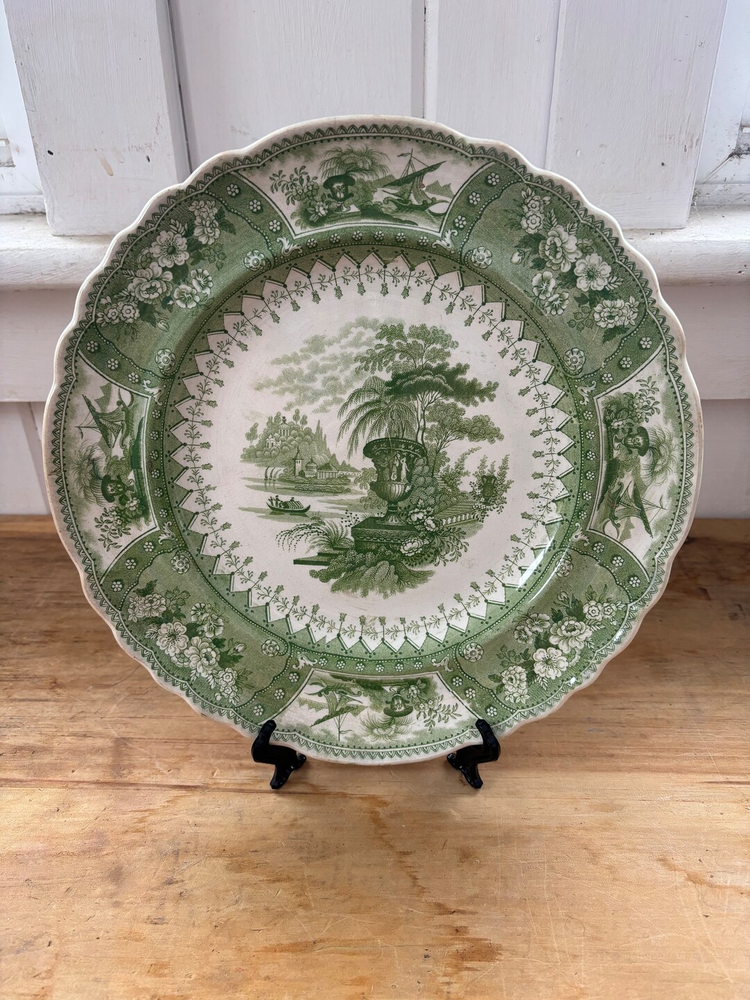 Antique 19th Century Canova Pattern Plate - Etsy