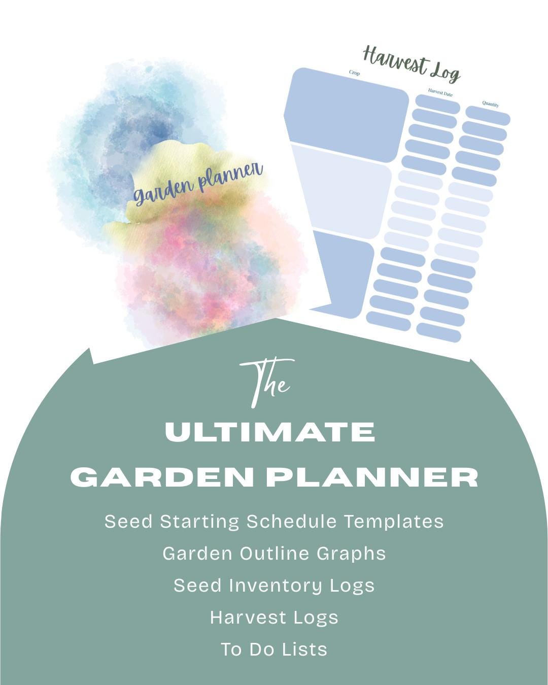Printable Garden Planner, Gardening to Do Lists, Printable PDF ...