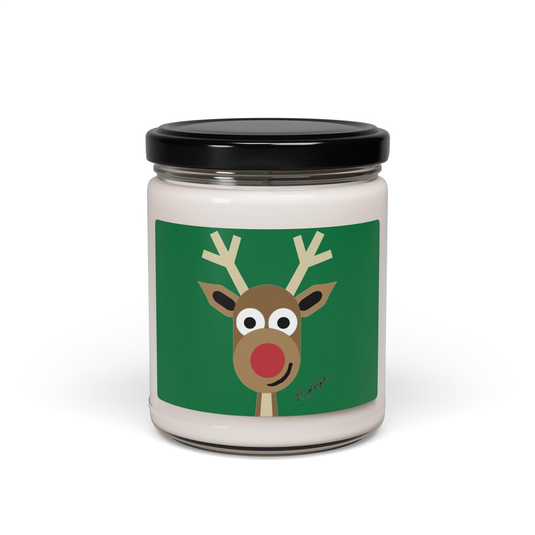 Rudolph Autograph Candle Scented Soy Candle - Etsy