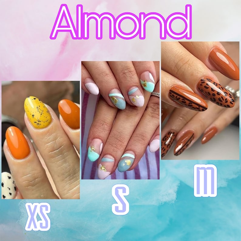 CUSTOM NAIL SET Luxury Press on Nails Press on Nails Fake Nails Custom ...