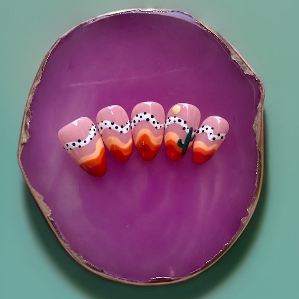 Fake Nails Set - Etsy