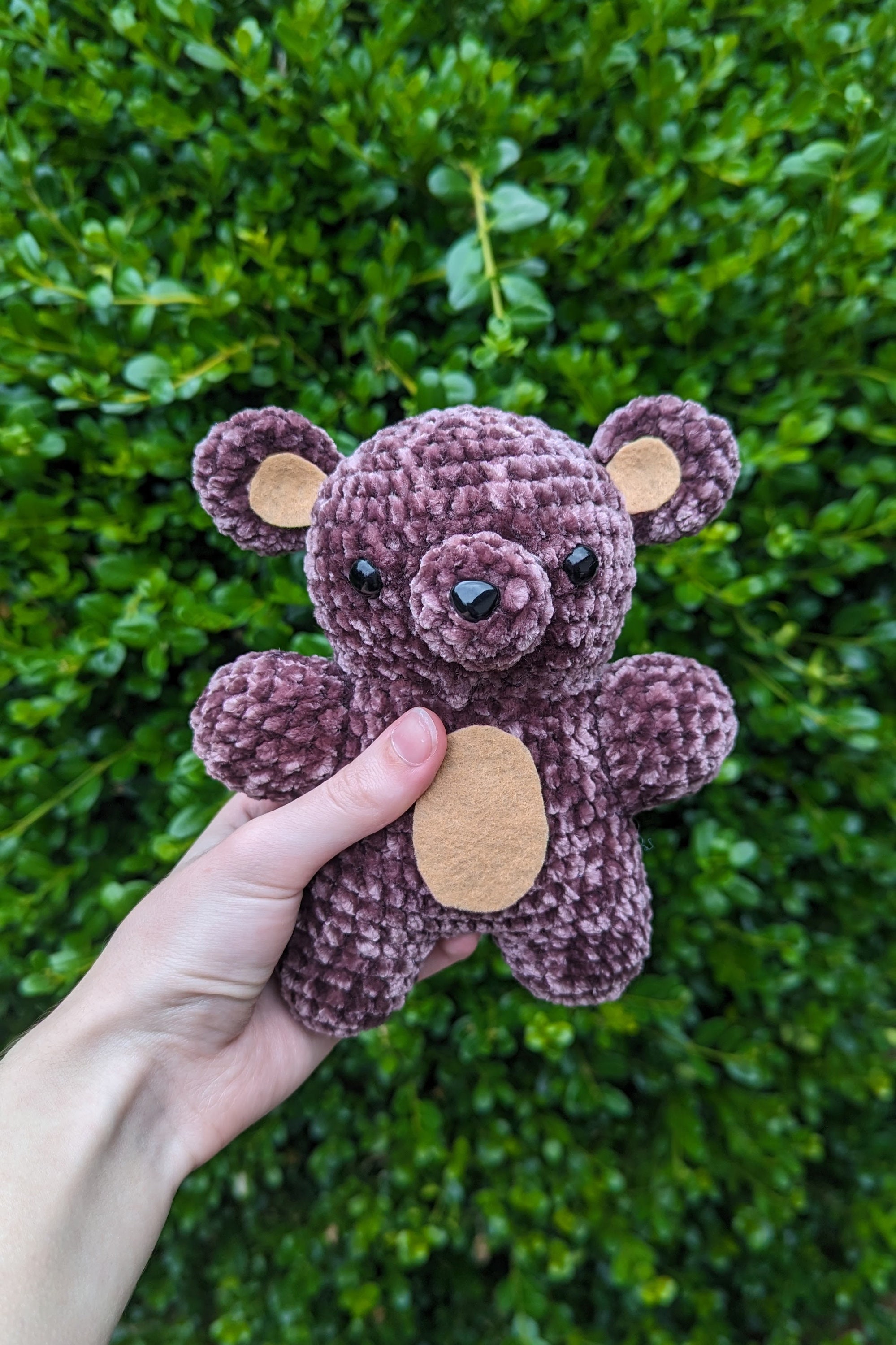 Fuzzy Bear Crochet Plushie - Etsy