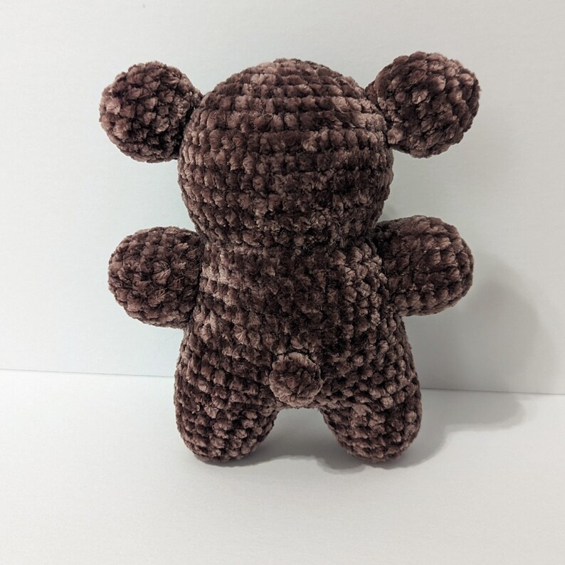 Fuzzy Bear Crochet Plushie - Etsy