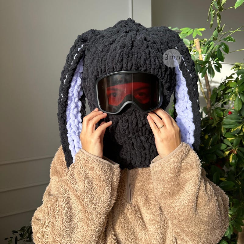 Bunny Balaclava - Etsy