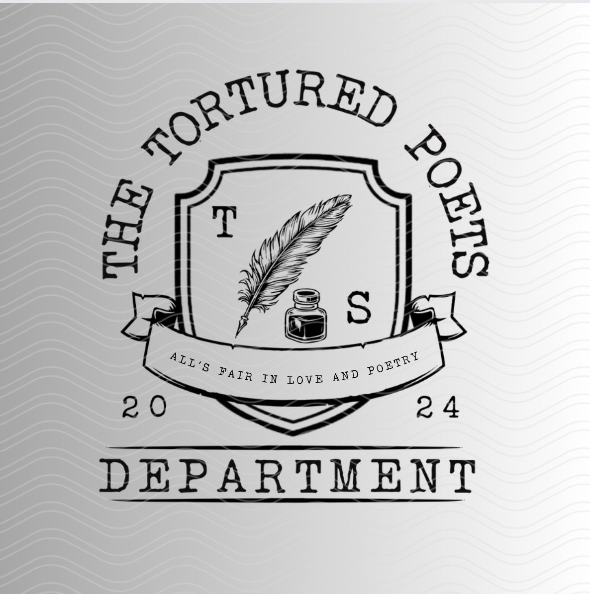 Tortured Poets Department Crest PNG Swiftie Gift the Eras Tour Merch ...