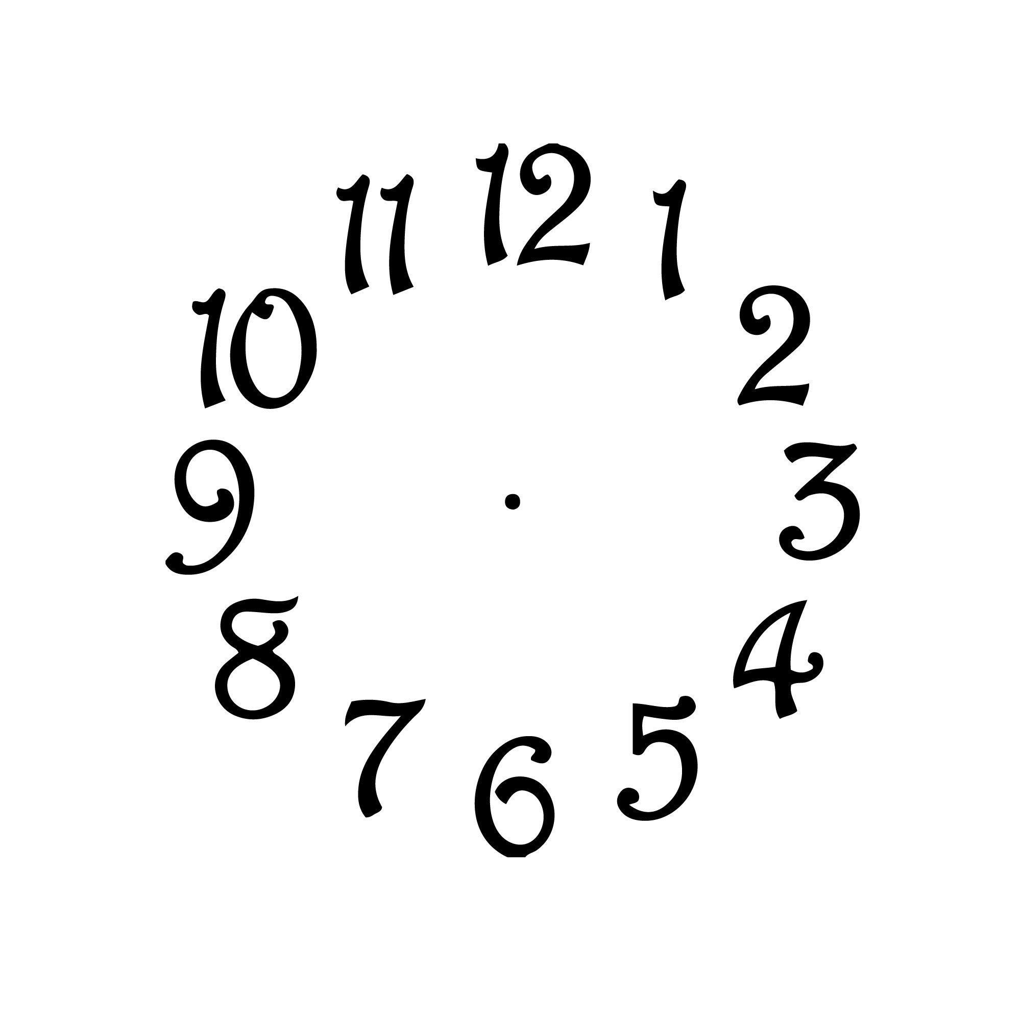 CLOCK FACE SVG Bundle, Clock Face Clipart, Cricut Svg, Clock Face Svg ...