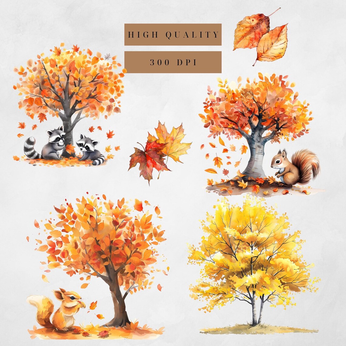Woodland Animals Watercolor Clipart Forest Animals, Cute Baby Animals ...