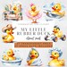 Rubber Duck Clipart, Bath Time Duck Images, Watercolor Illustrations ...
