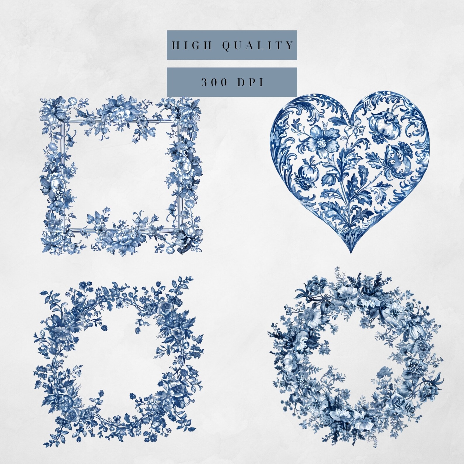 French Toile Baby Shower Clipart, French Toile De Jouy PNG Instant ...