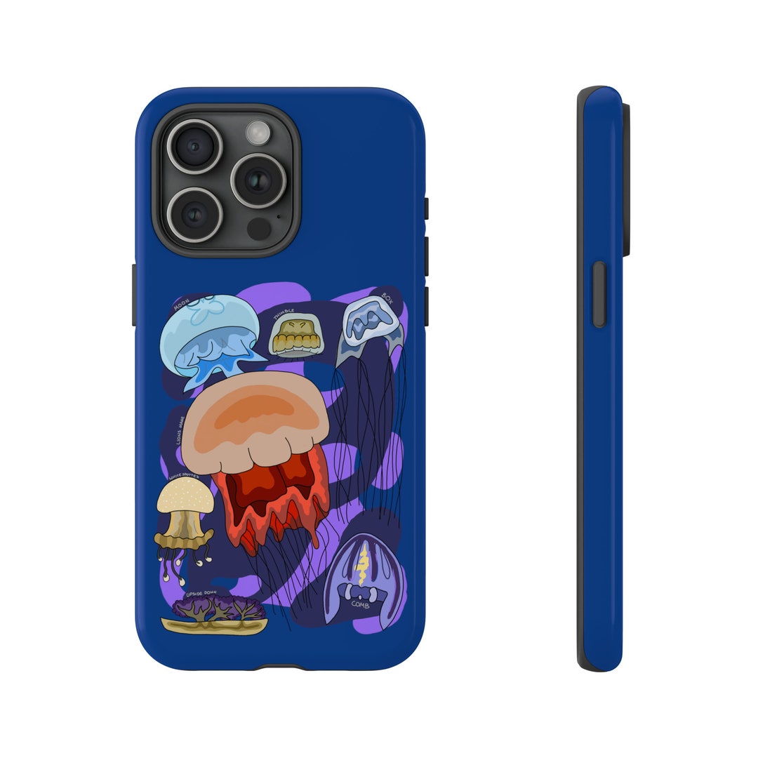 Jellyfish Phone Case, Jellyfish Design Phone Case, Ocean-themed Phone ...
