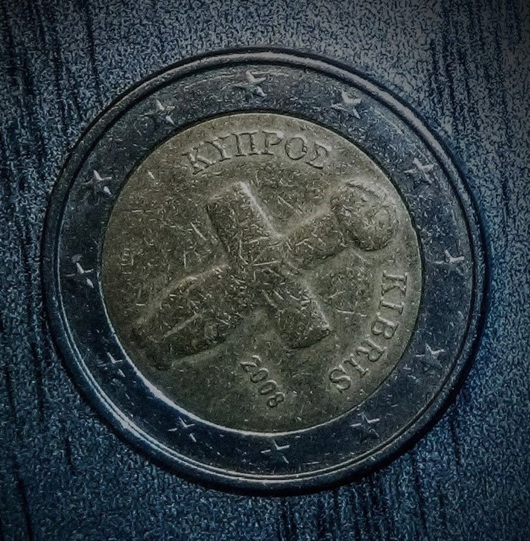 Rare Cyprus 1 Euro Coin 2008, With Minting Error - Etsy UK